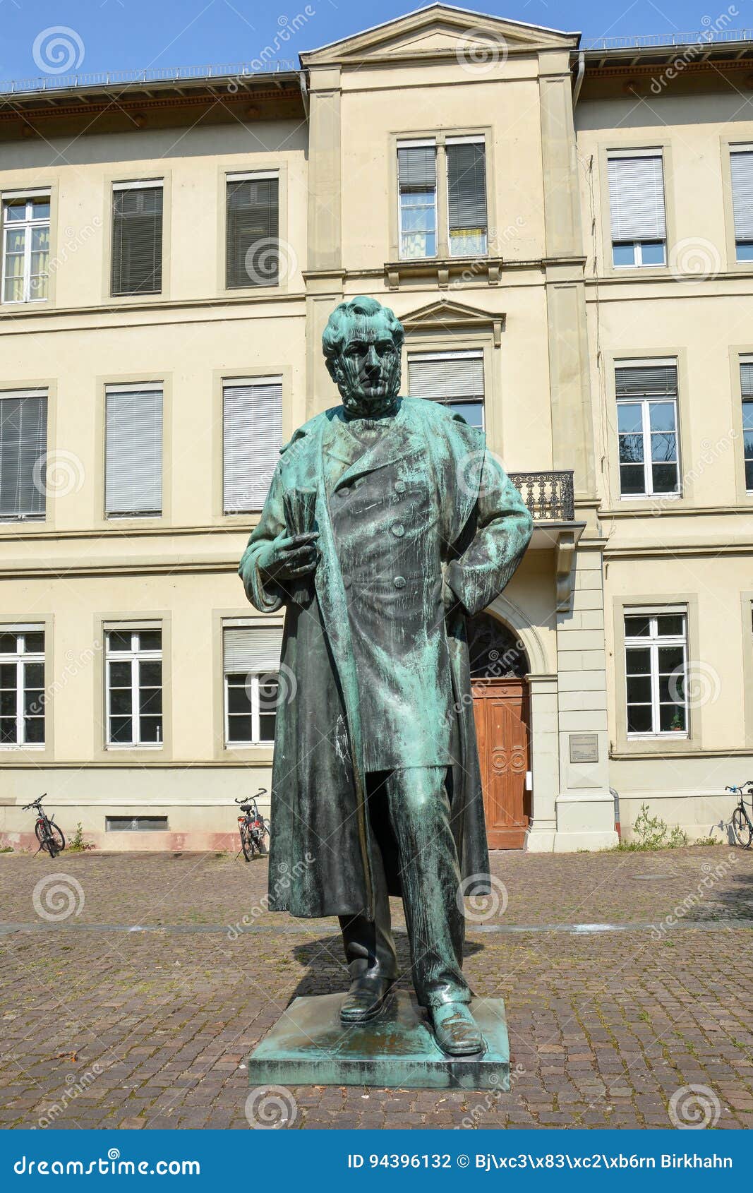 A Statue of the Famous Professor Robert Bunsen in Heidelberg Stock ...