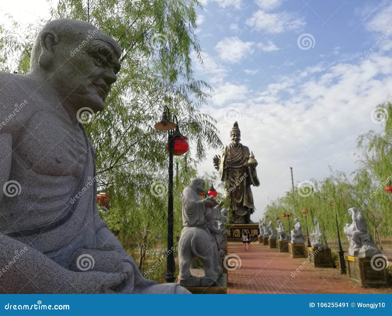 Statue stock image. Image of yong, 68feet, state, luohan - 106255491