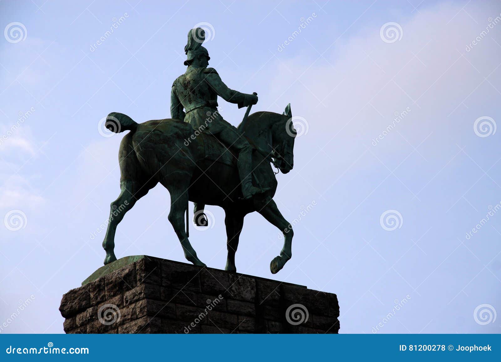 Statue of Former Emperor of Germany Stock Photo - Image of statue ...