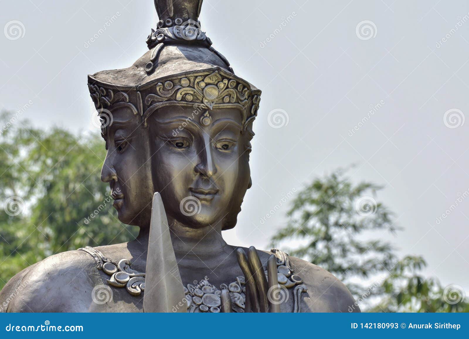 A statue with four faces stock image. Image of pink - 142180993