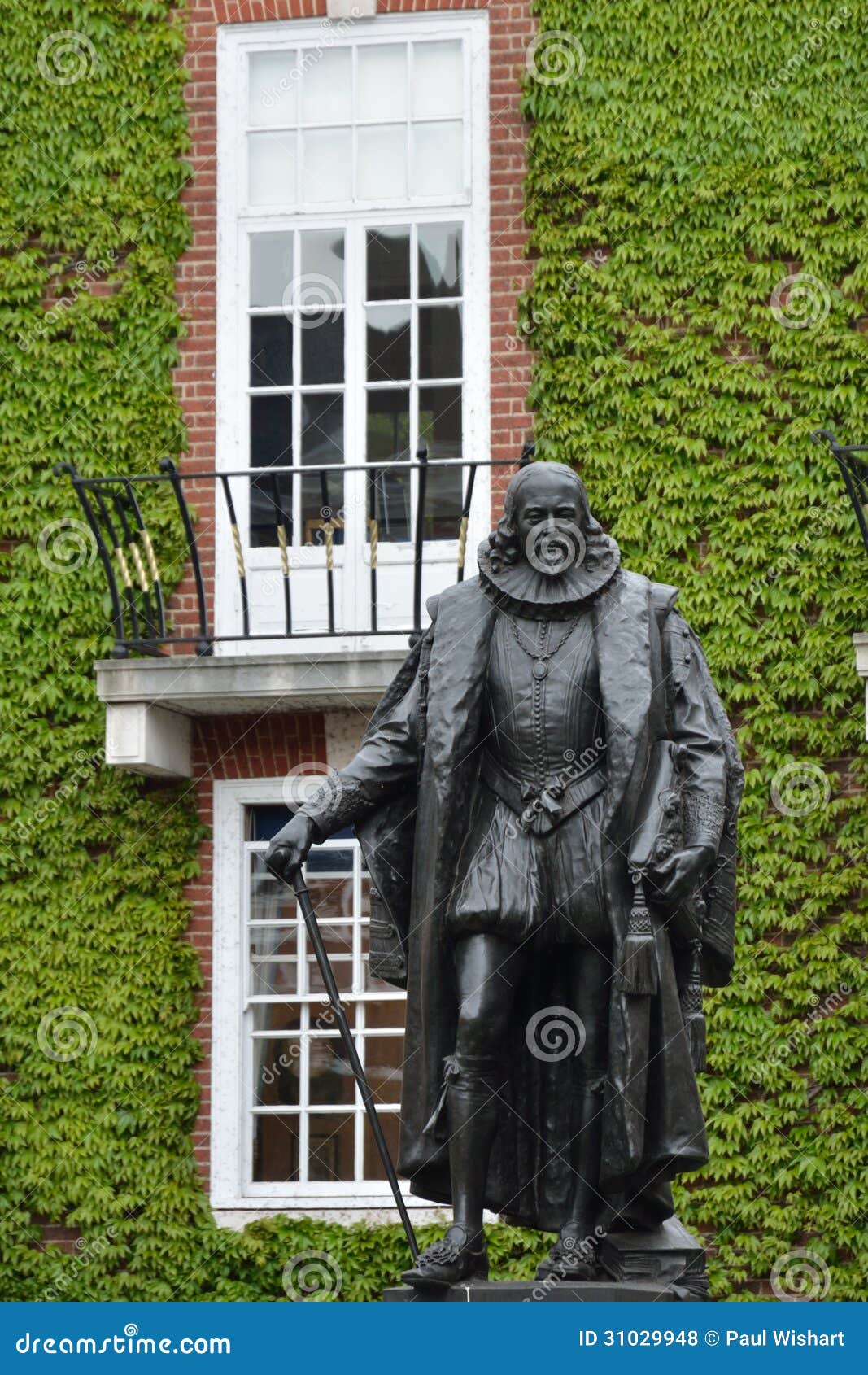 Statue of Francis Bacon in London Stock Photo - Image of grays, bacon ...