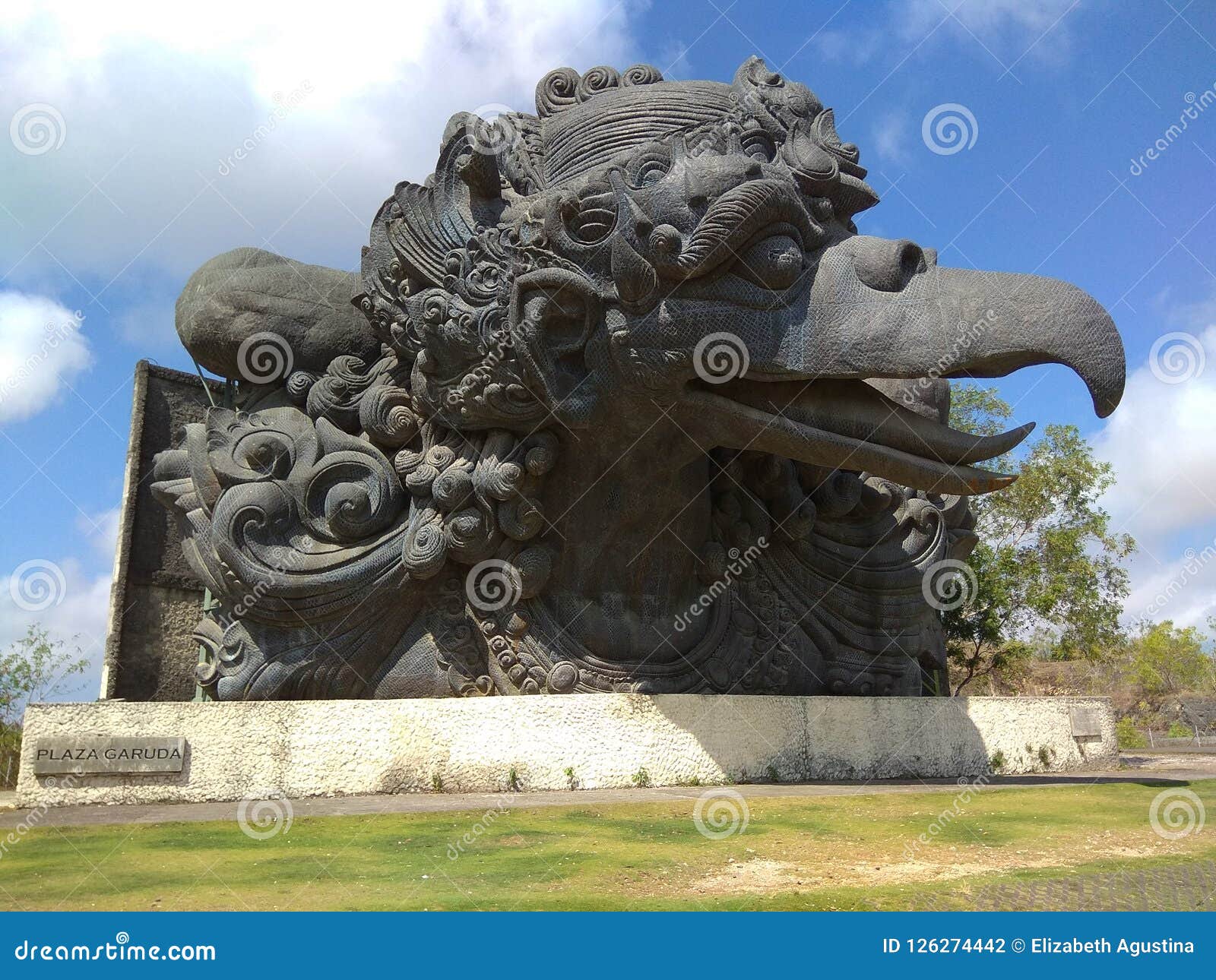 Statue at GWK editorial photography. Image of wisnu - 126274442