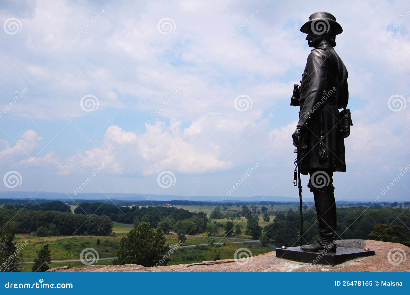 Statue of General Warren stock image. Image of american - 26478165
