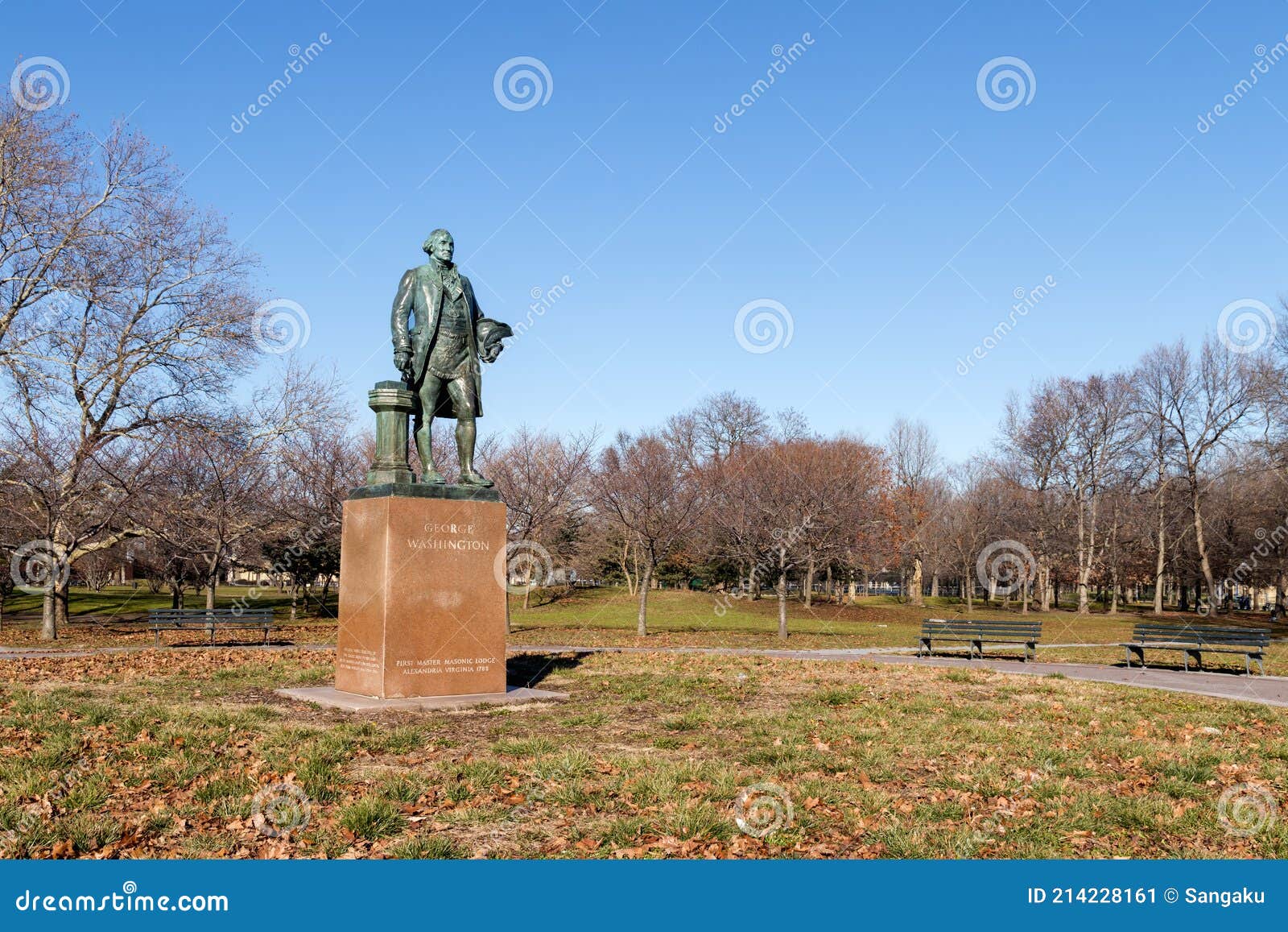 Statue of George Washington As MAson Master - NYC Editorial Photo ...