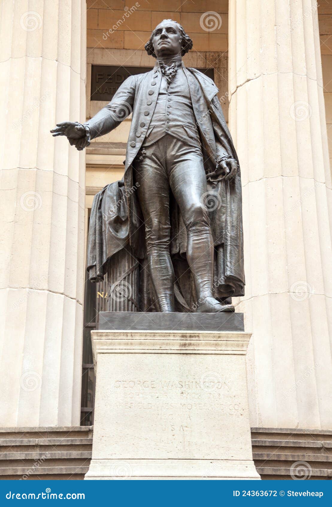 Statue George Washington Federal Hall Editorial Photography - Image of ...