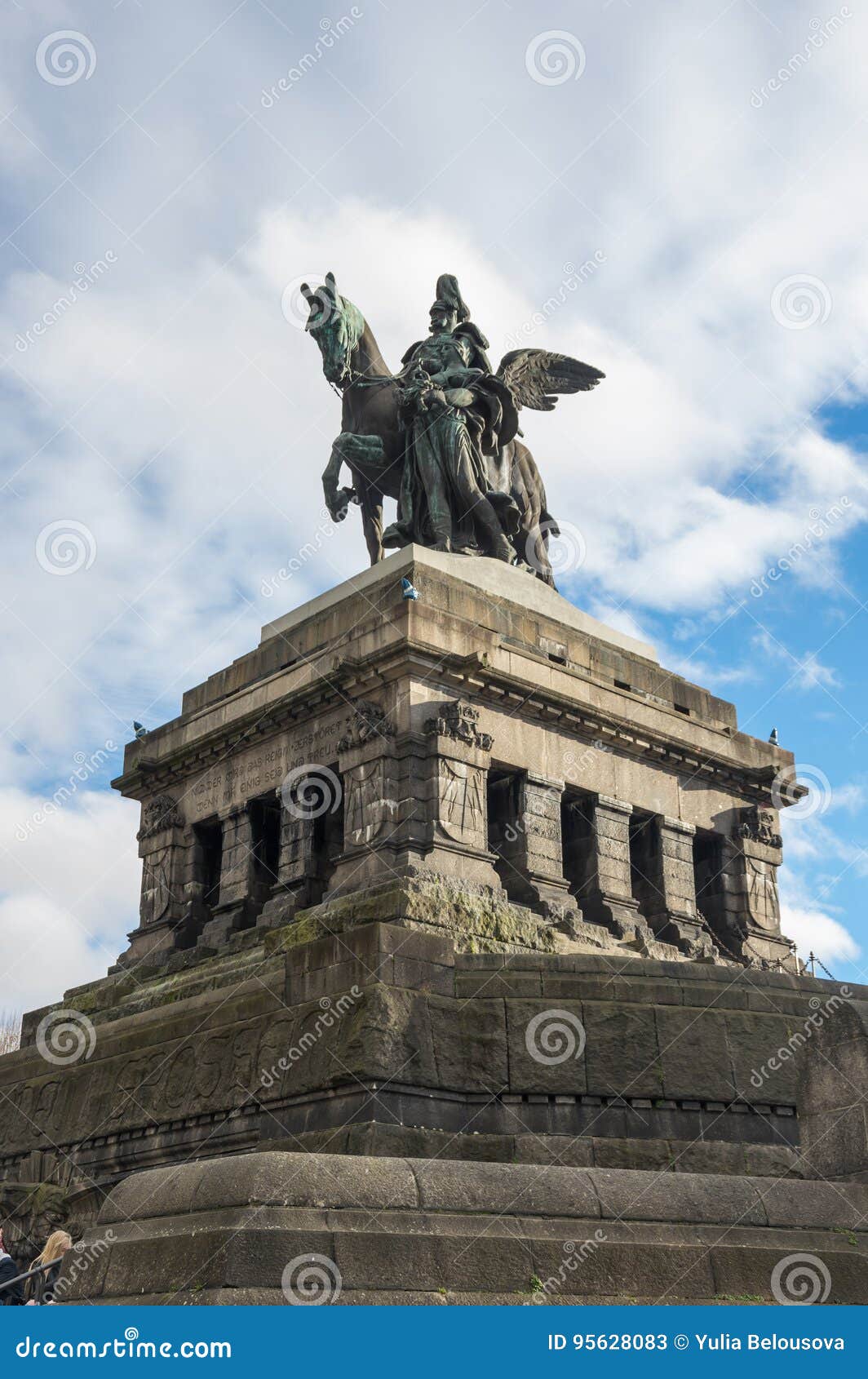 Statue of German Emperor William I Editorial Stock Photo - Image of ...