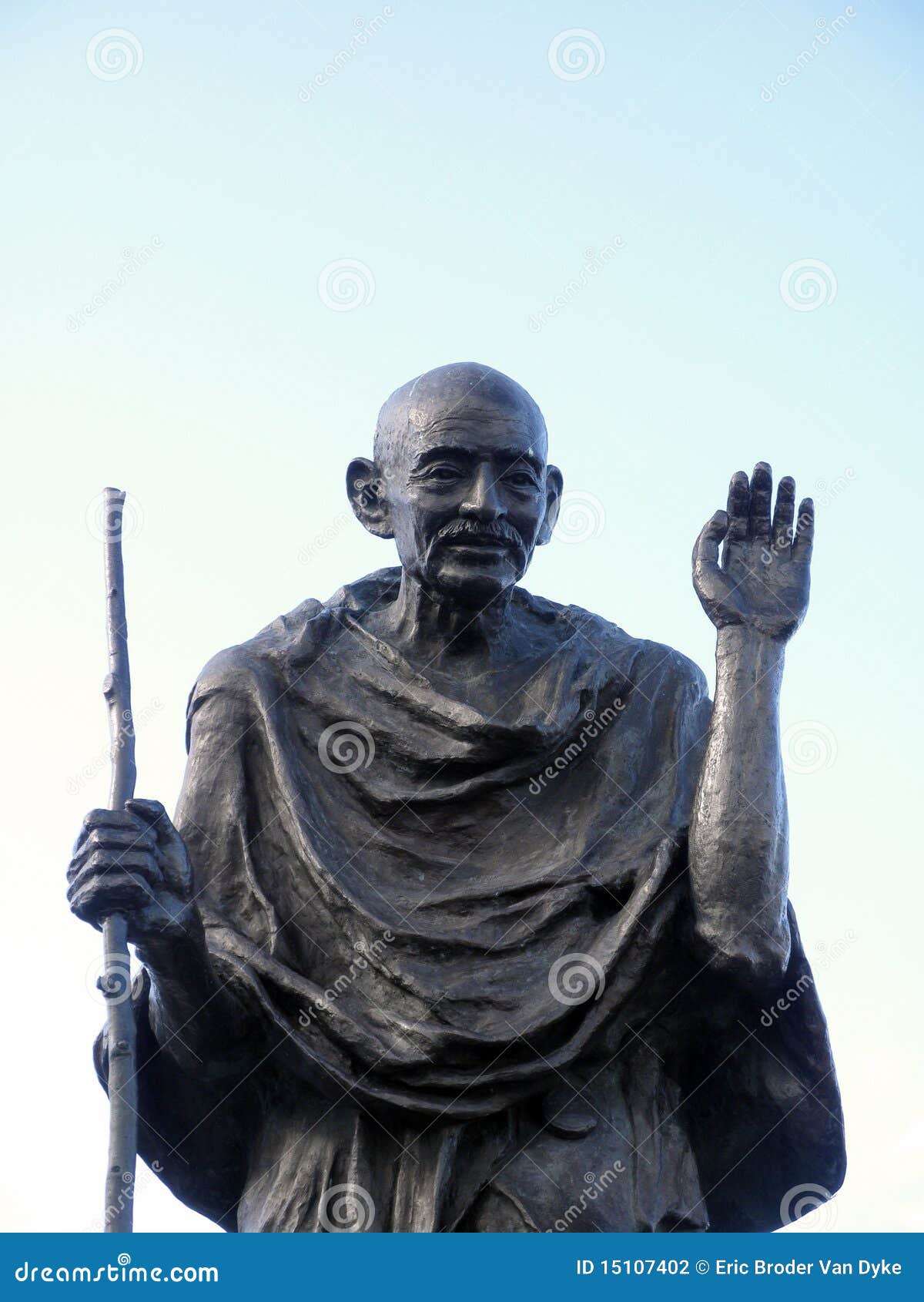 Statue of Ghandi editorial photography. Image of concrete - 15107402
