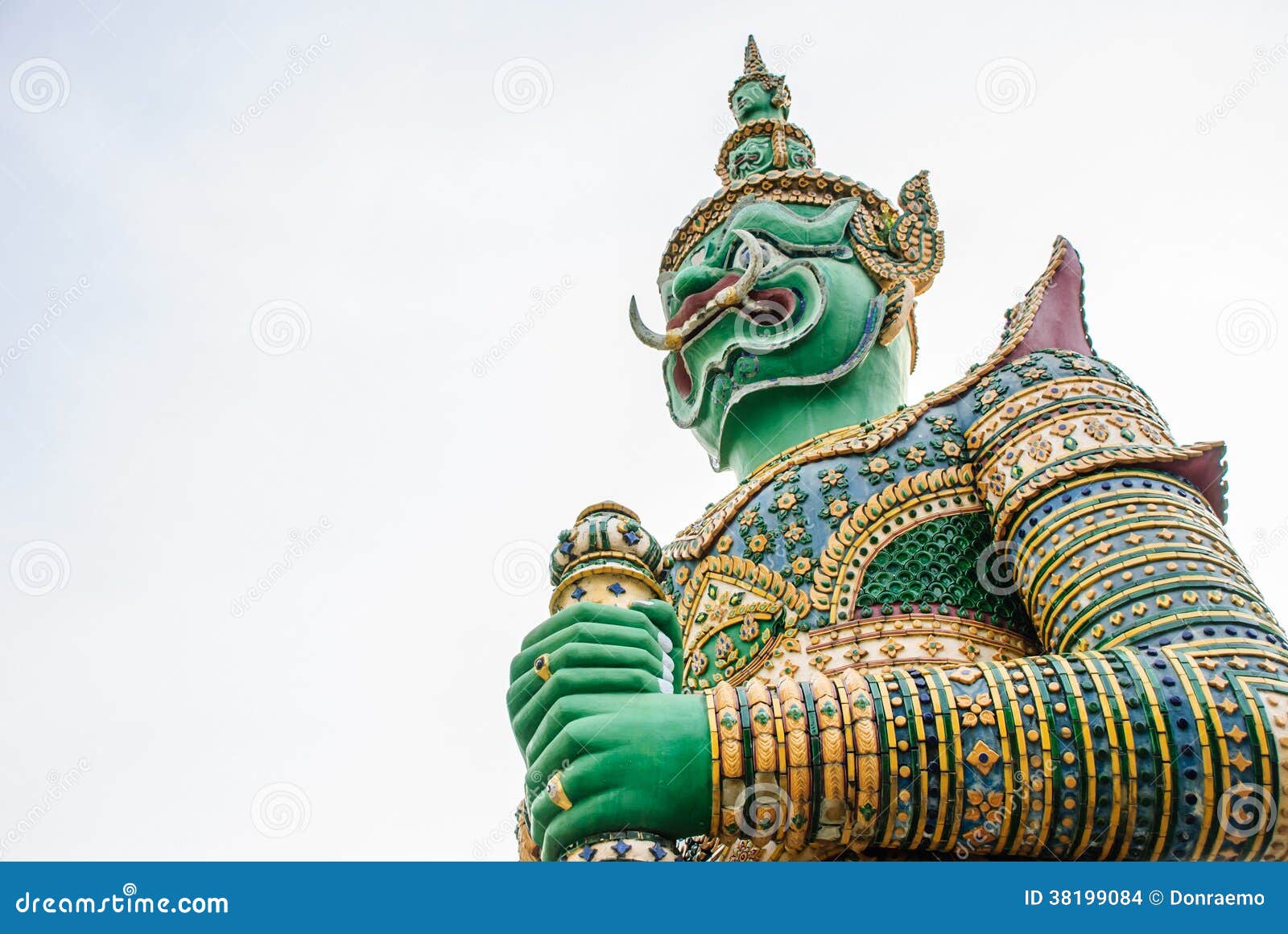 Statue of Giant (Demon, Titan) Stock Photo - Image of architecture ...