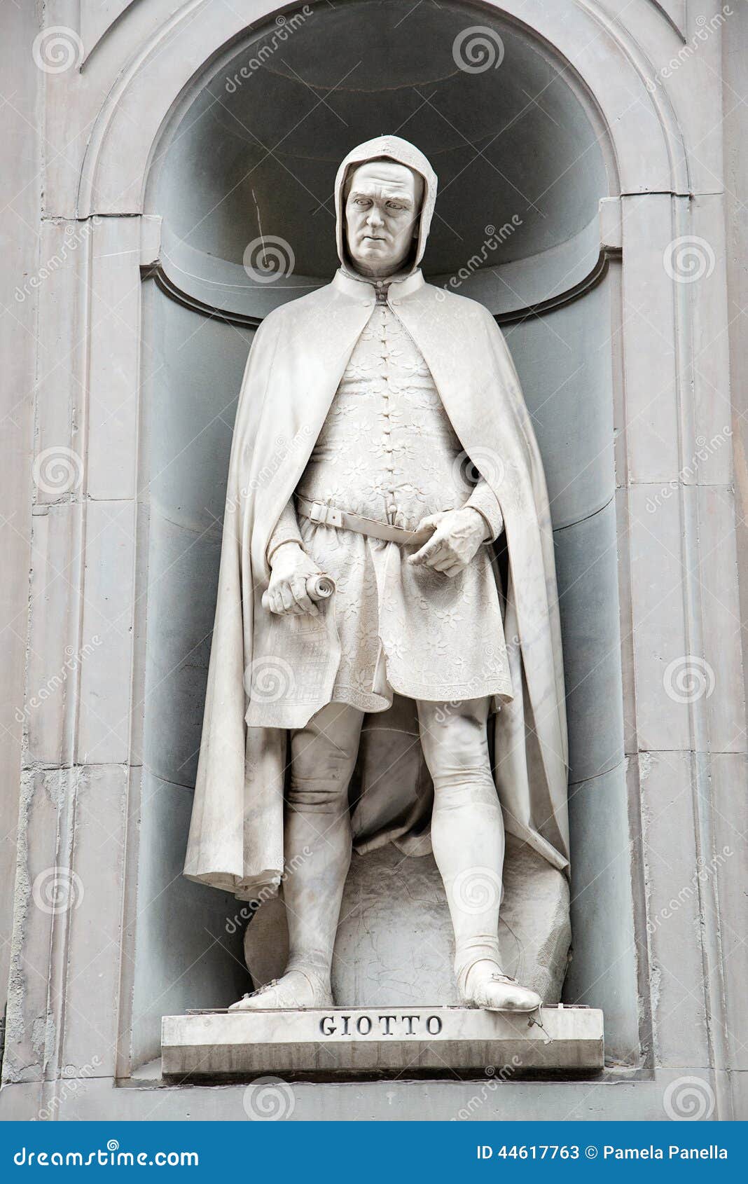 Statue of Giotto stock image. Image of figure, artisan - 44617763