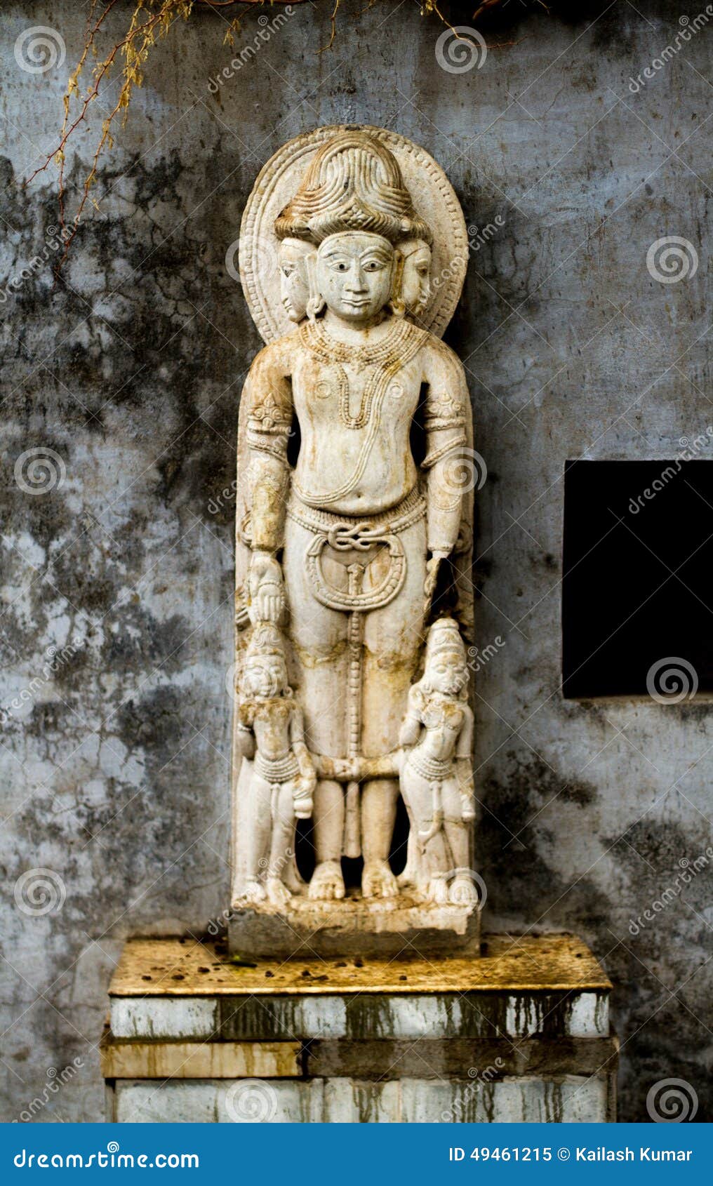 Statue of god brahma stock image. Image of scenery, worship - 49461215