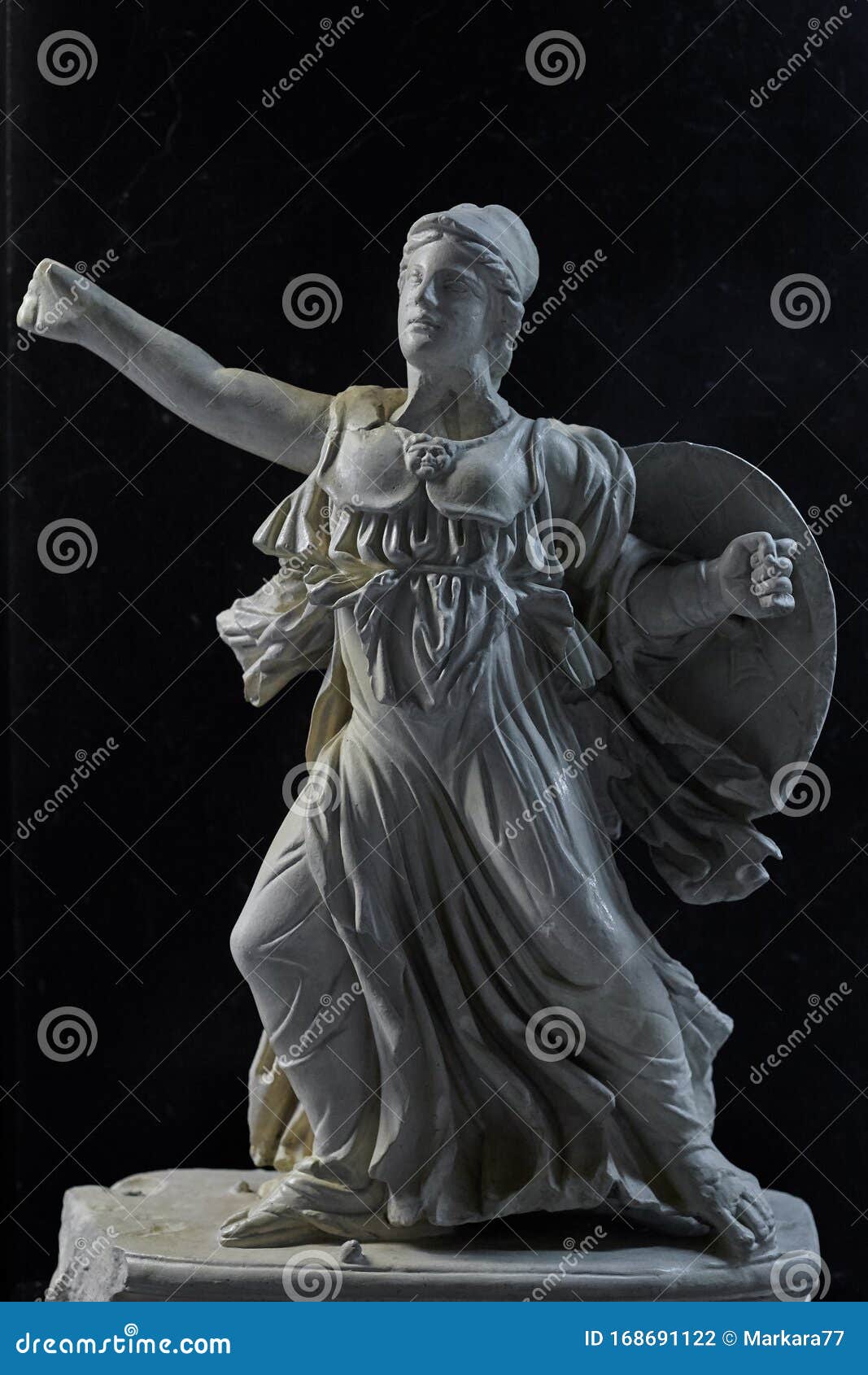 Statue of goddess Athena stock photo. Image of ionic - 168691122