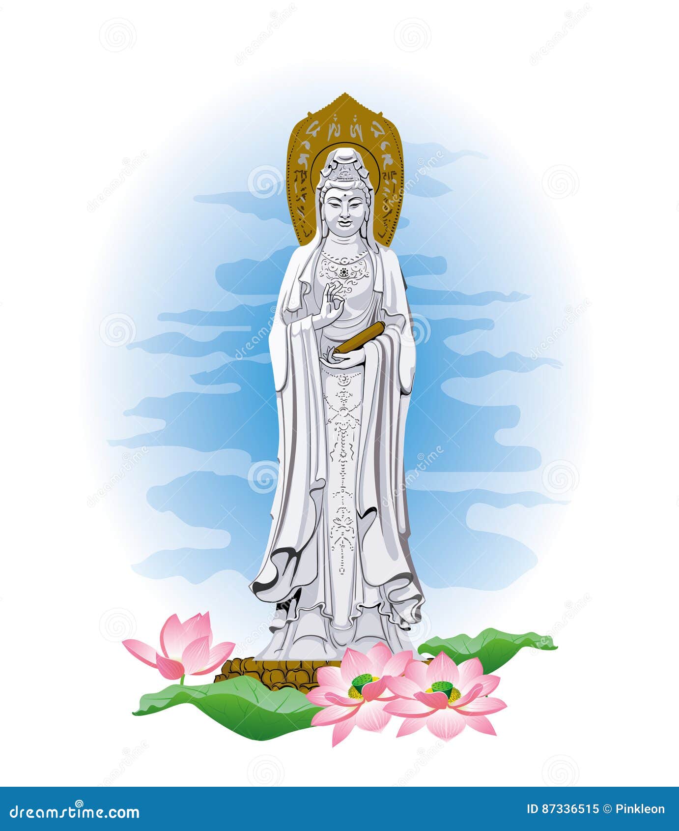 Goddess Guanine Stock Illustrations – 1 Goddess Guanine Stock ...