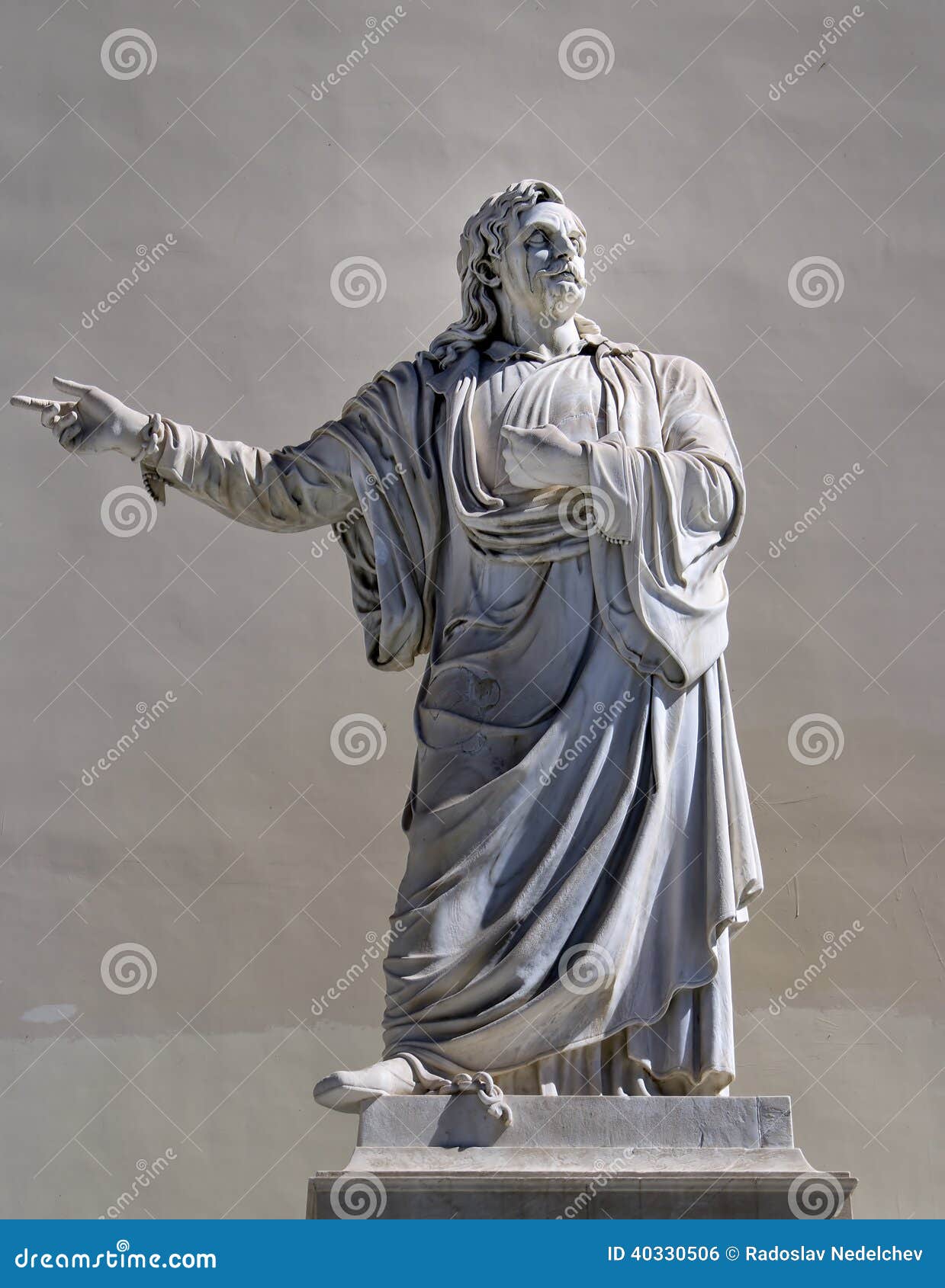 Statue Grecque De Philosophe Photo stock - Image du architecture ...