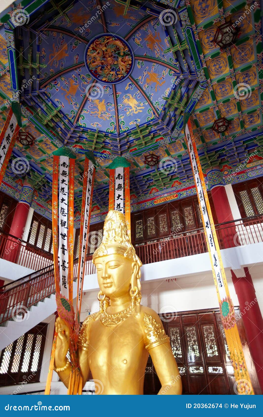 Statue of guanyin stock photo. Image of kuanyin, city - 20362674