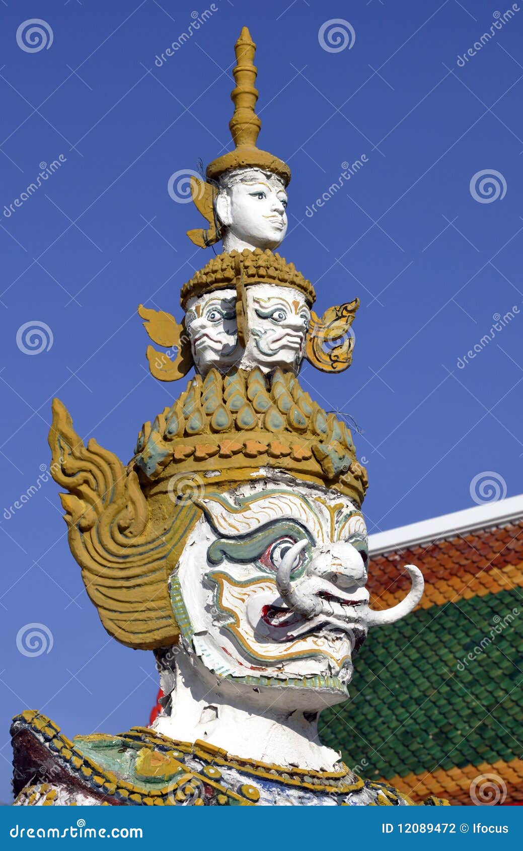 Statue of a guardian stock photo. Image of belief, eternal - 12089472