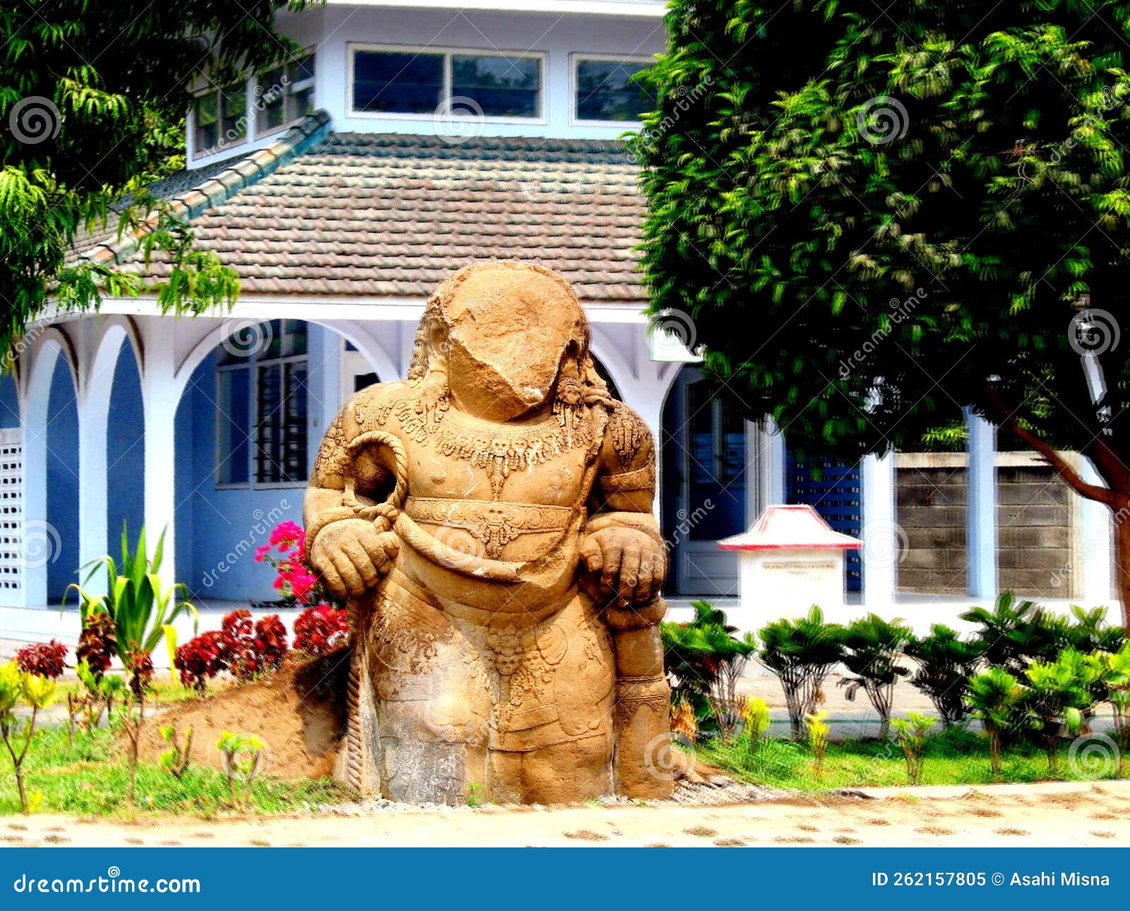 Statue of Gupala / Gupolo / Dwarapala in Center Java Magelang Made by ...