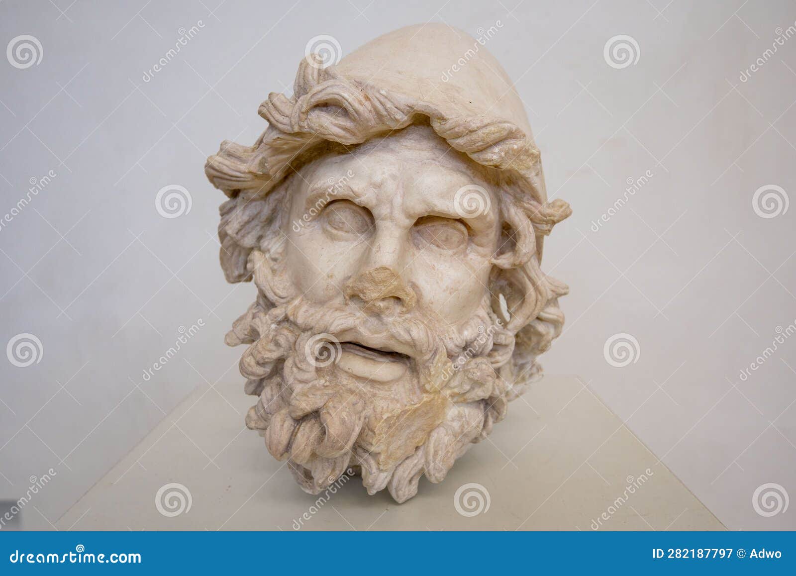 Head of Silenus stock image. Image of myth, beast, culture - 282187797