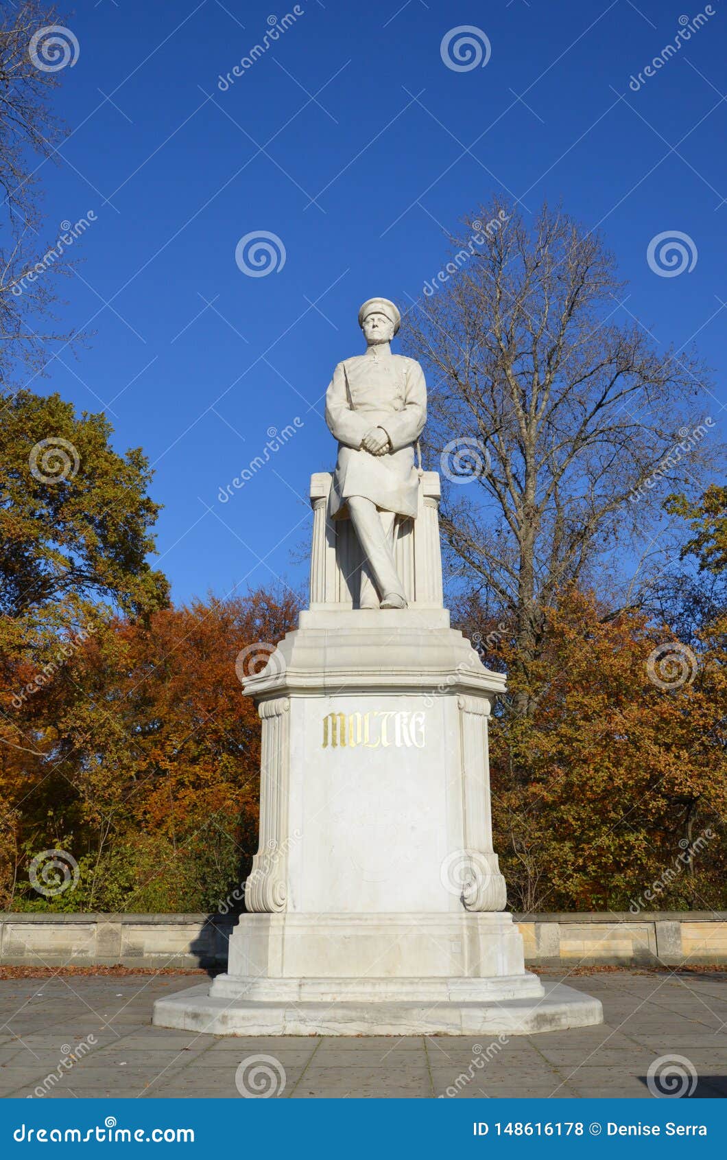 Statue of Helmuth Von Moltke in Berlin Editorial Stock Photo - Image of ...