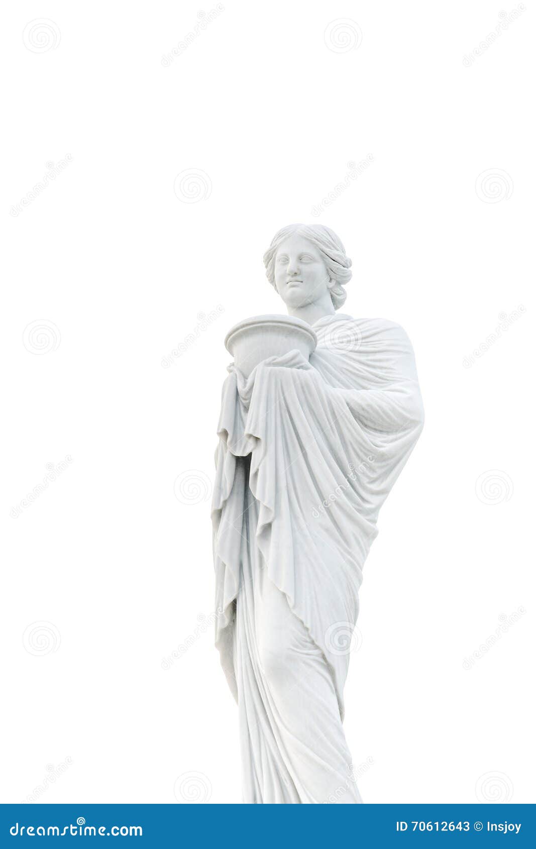 Statue of Hestia(Vesta) stock image. Image of greece - 70612643
