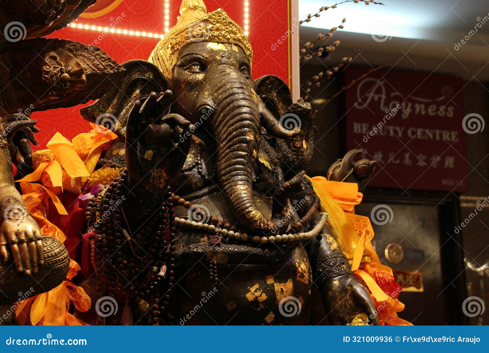 Hindu Divinity Sculptures On The Roof Of Temple In Batu Caves Campus ...