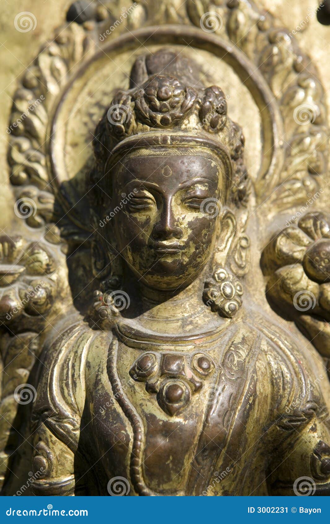Statue of Hindu goddess stock image. Image of statue, idol - 3002231