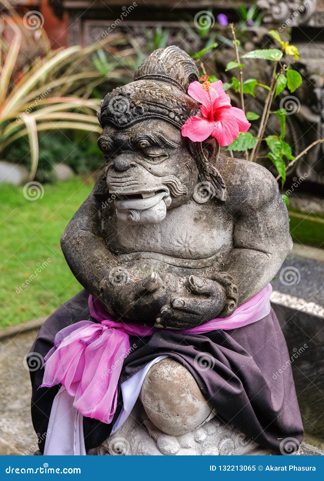 Statue of Hindu Monkey God, Indonesia Stock Image - Image of hindu ...