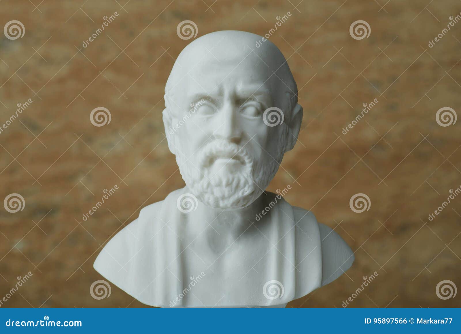 Hippocratic Bust Portrait, Sculpture Face Close Up Royalty-Free Stock ...