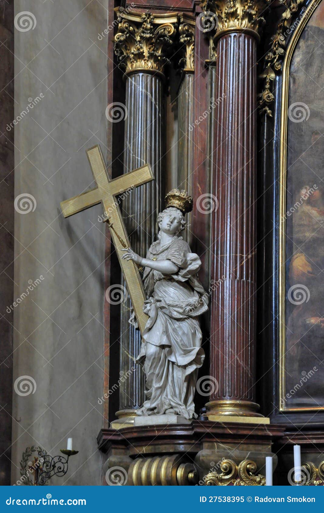 Statue of the Holy Cross stock image. Image of holy, sins - 27538395