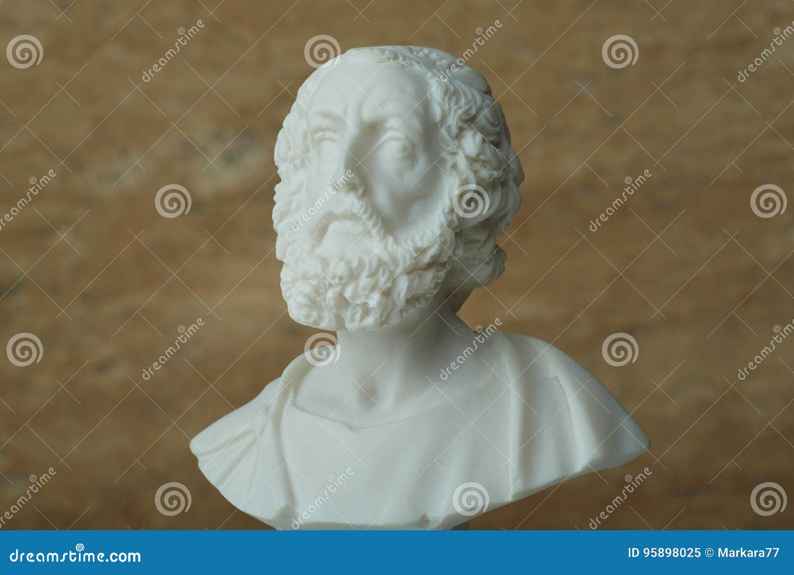 Statue of Homer,ancient Greek Poet. Stock Image - Image of philosopher ...