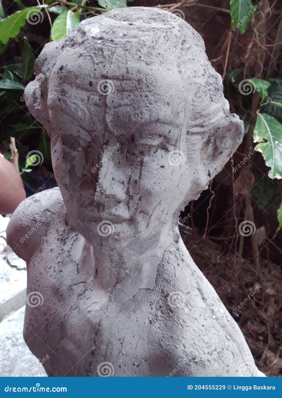Statue Human Figures Formed from Hand Carving with Art Stock Image ...