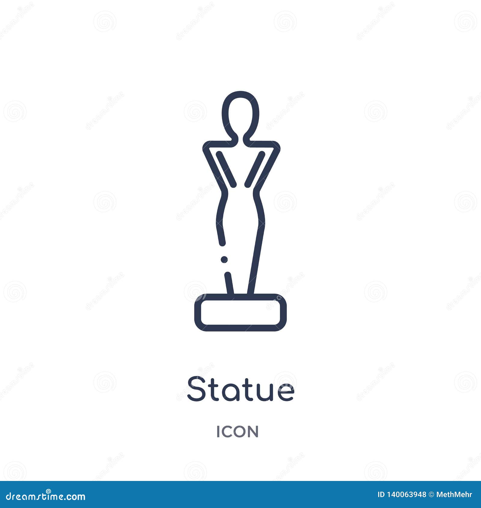 Museum Outline Icon. Thin Style Design From City Elements Icons ...
