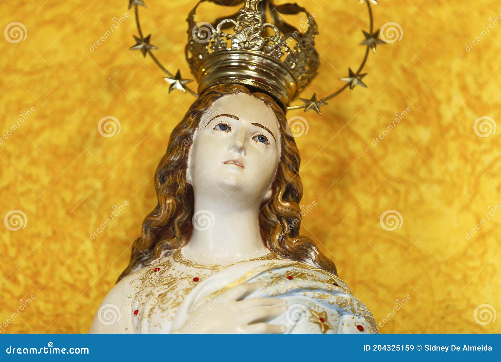 Statue of the Image of Our Lady of the Immaculate Conception Stock ...