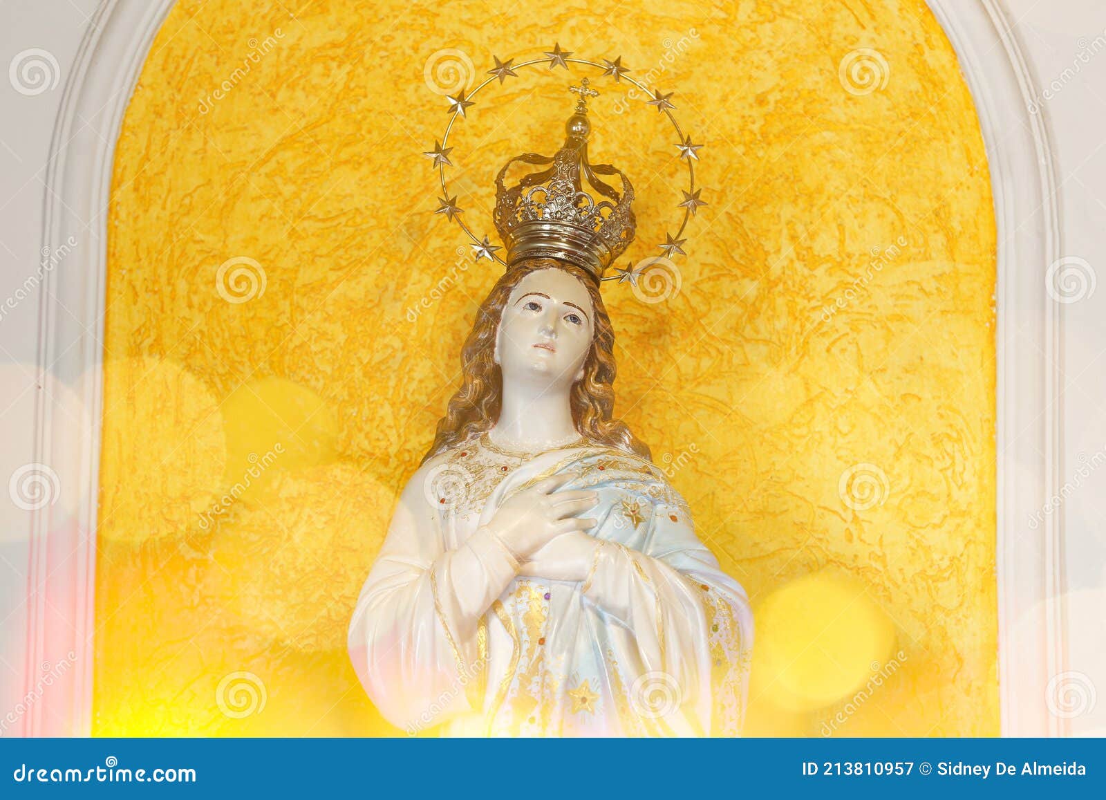 Statue of the Image of Our Lady of the Immaculate Conception Stock ...
