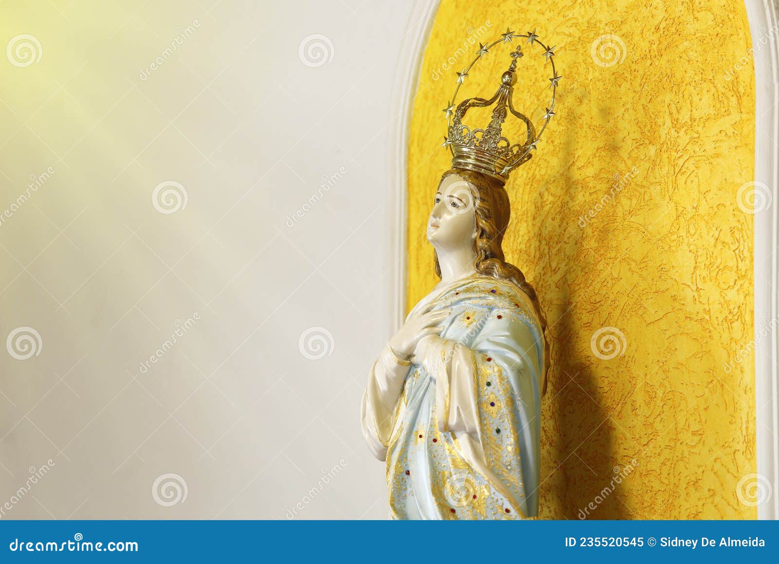 Statue of the Image of Our Lady of the Immaculate Conception Stock ...