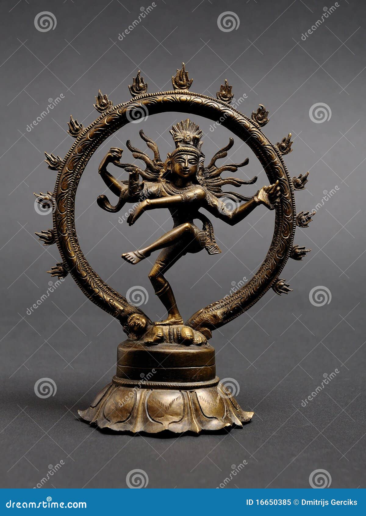 Statue of Indian God Dancing Shiva Nataraja Stock Image - Image of ...