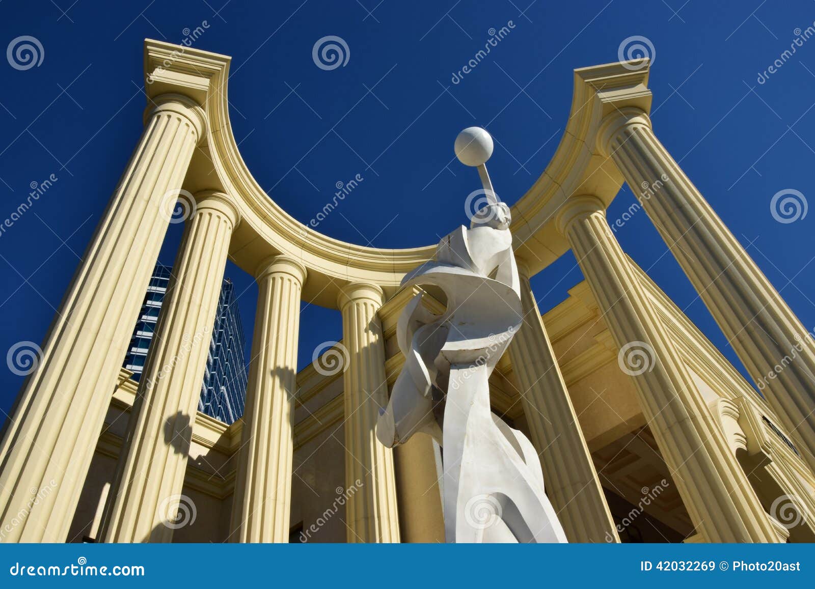Statue Of A Half Naked Man, Detail Of The Medieval City Gate Of Alba ...