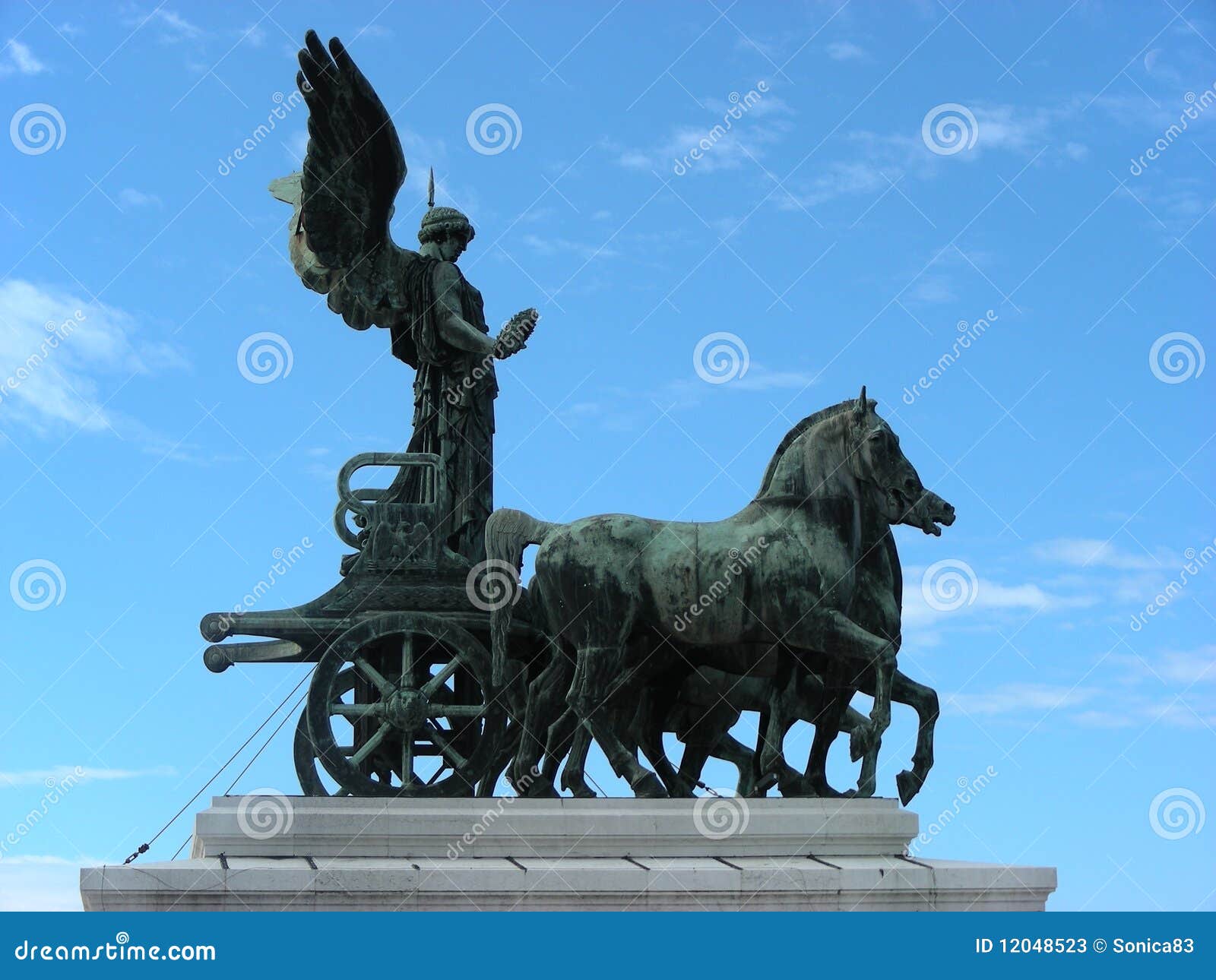 Statue of Italian freedom stock image. Image of rome - 12048523