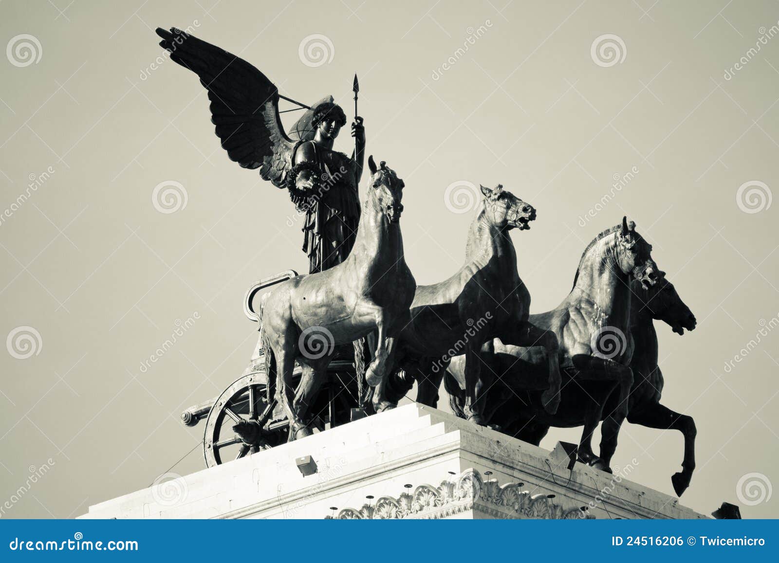 Statue of Italian Freedom stock photo. Image of bronze - 24516206