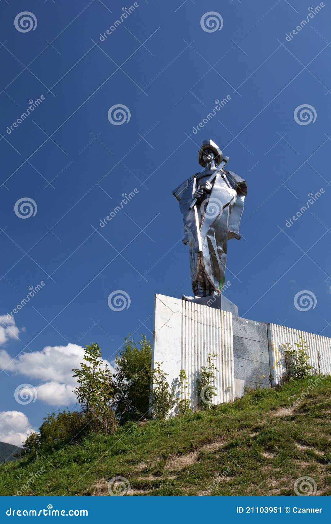Statue of Janosik stock image. Image of metal, janosik - 21103951
