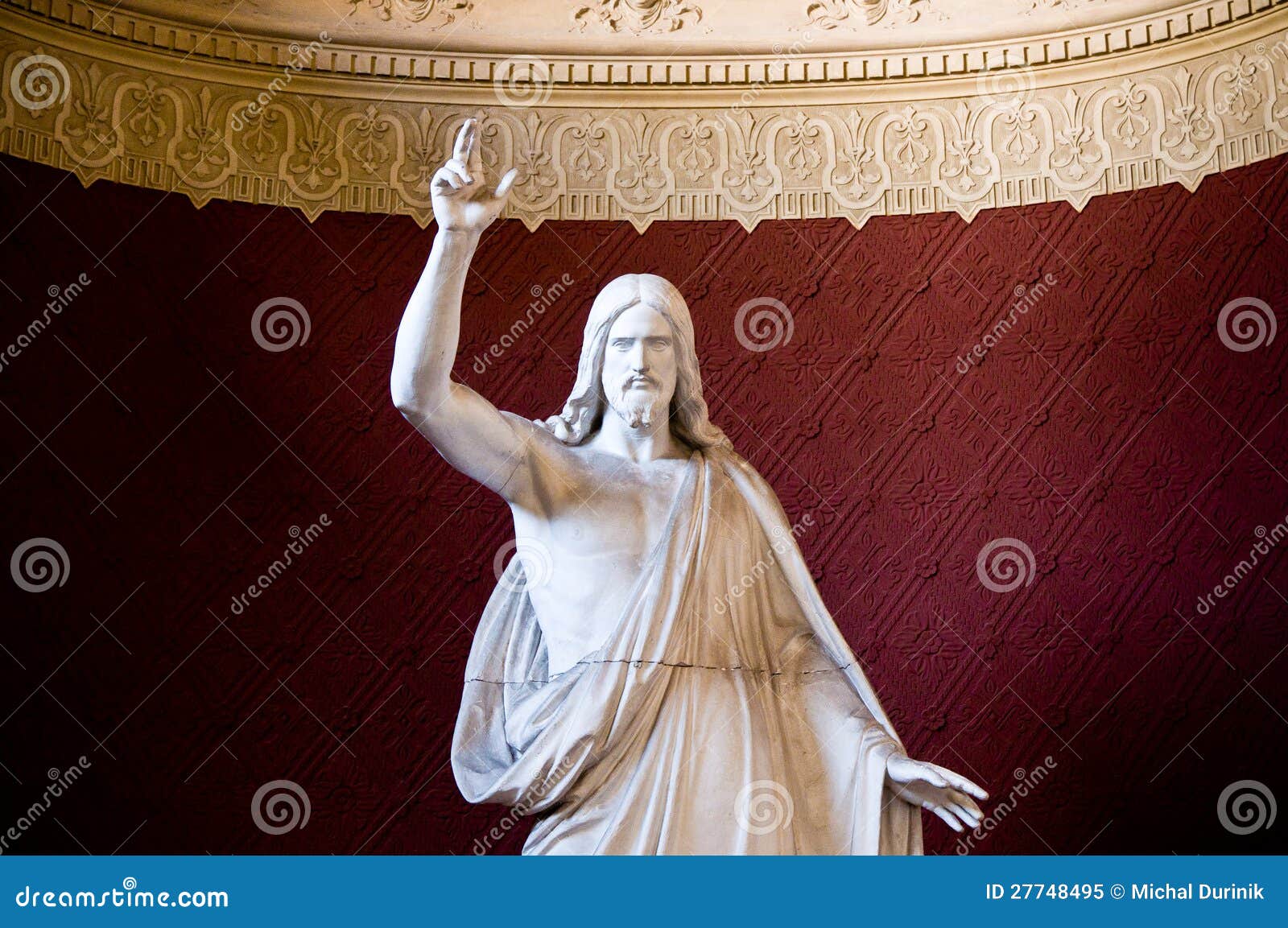 Statue of Jesus stock image. Image of crucifixion, decorative - 27748495