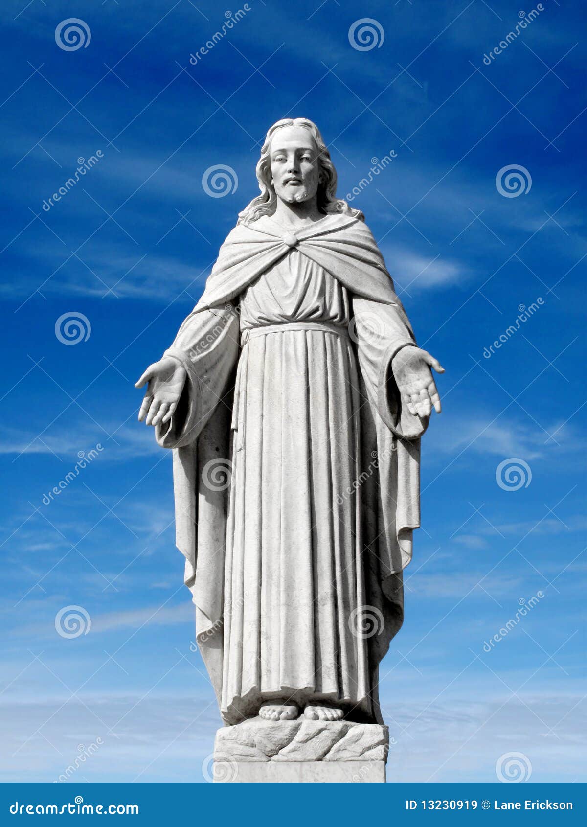 Statue of Jesus Christ stock image. Image of christ, sculpture - 13230919