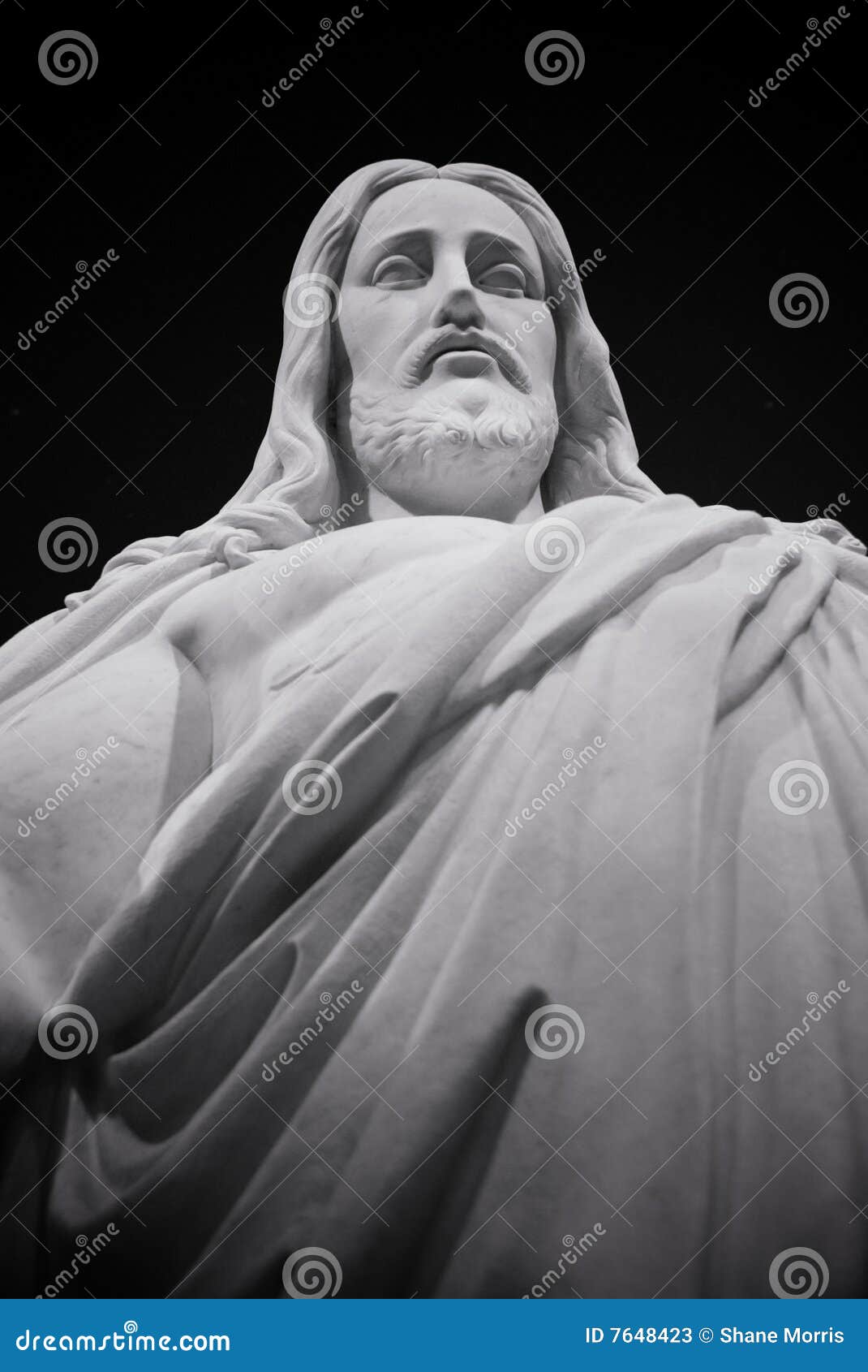 Statue of Jesus Christ stock image. Image of jesus, wrinkles - 7648423