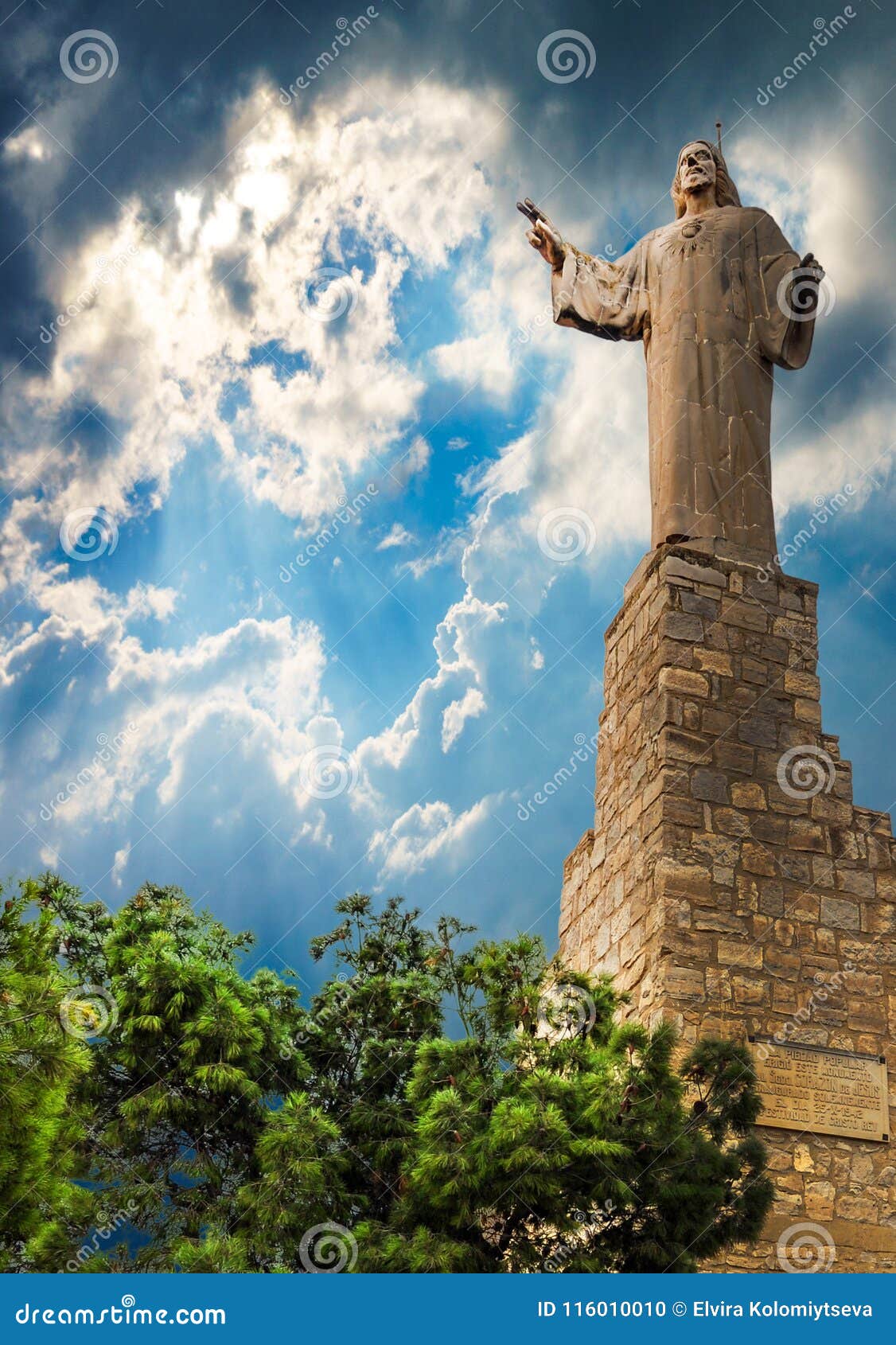 Statue of Jesus Christ in Tudela, Spain Stock Photo - Image of navarre ...