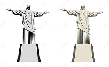 Statue of Jesus Christ stock vector. Illustration of sculpture - 81479238