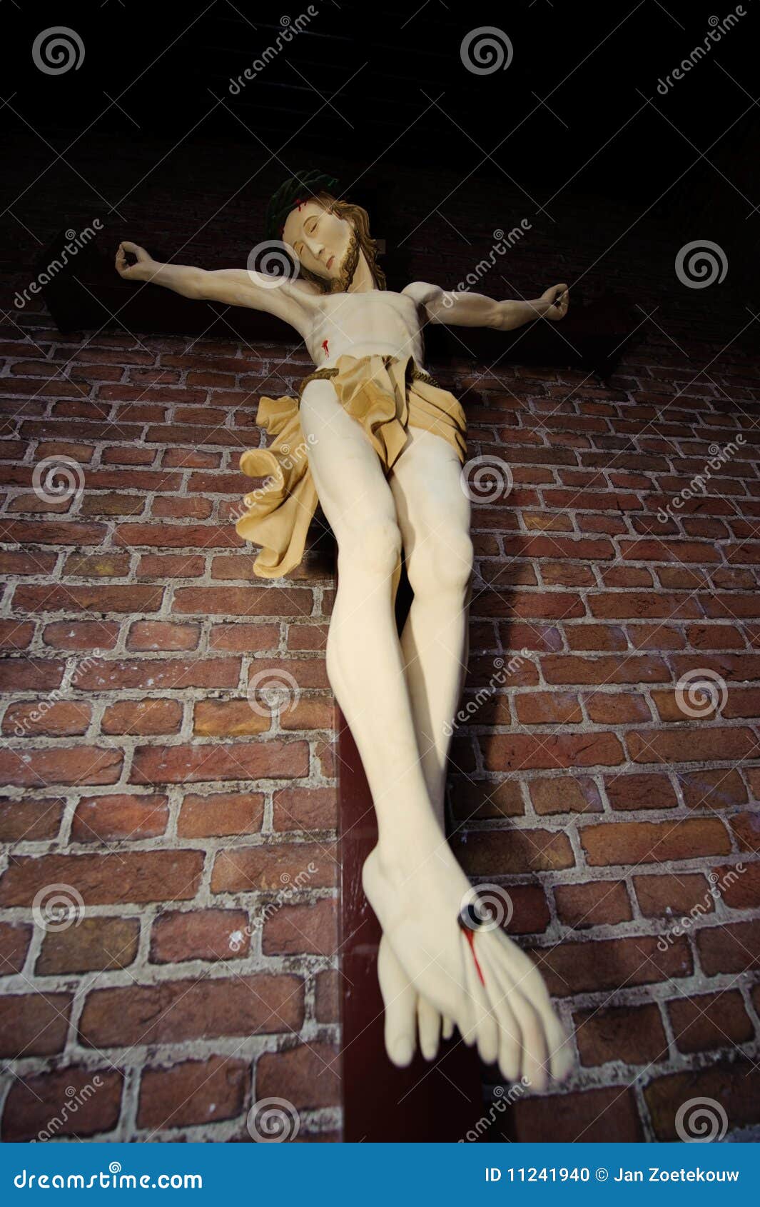 Statue of Jesus on cross stock photo. Image of saviour - 11241940