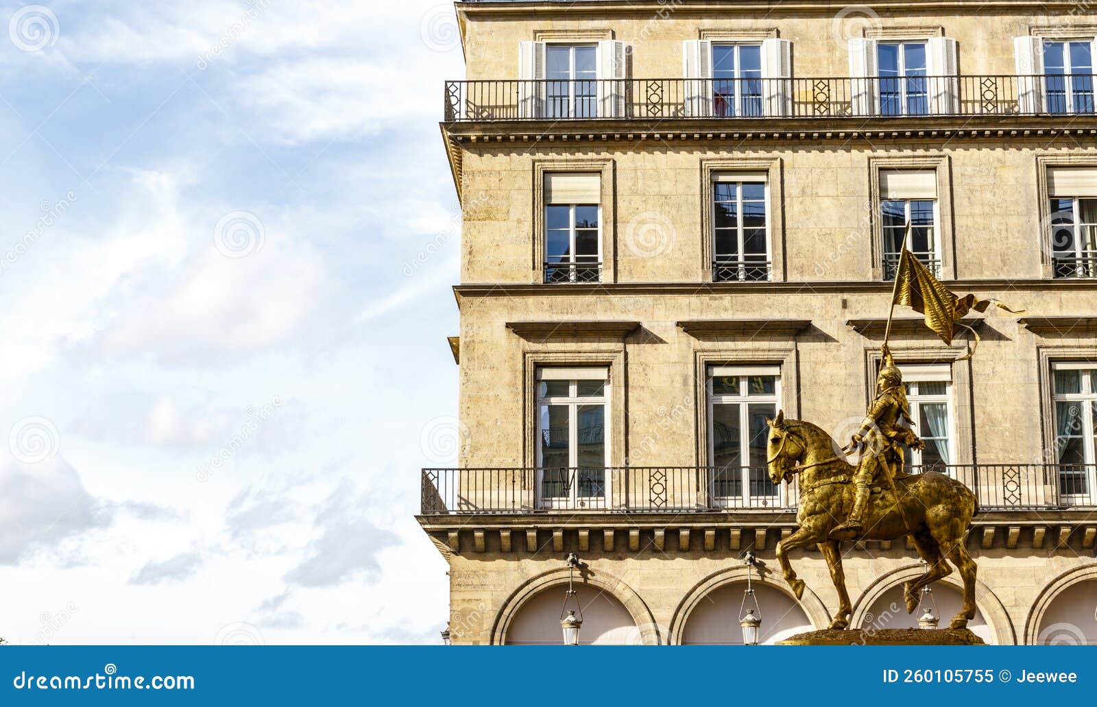 Statue of Joan of Arc, Place Des Pyramides Square, Paris, Farnce Stock ... Statue of Joan of Arc, Place Des Pyramides Square, Paris, Farnce Stock ...