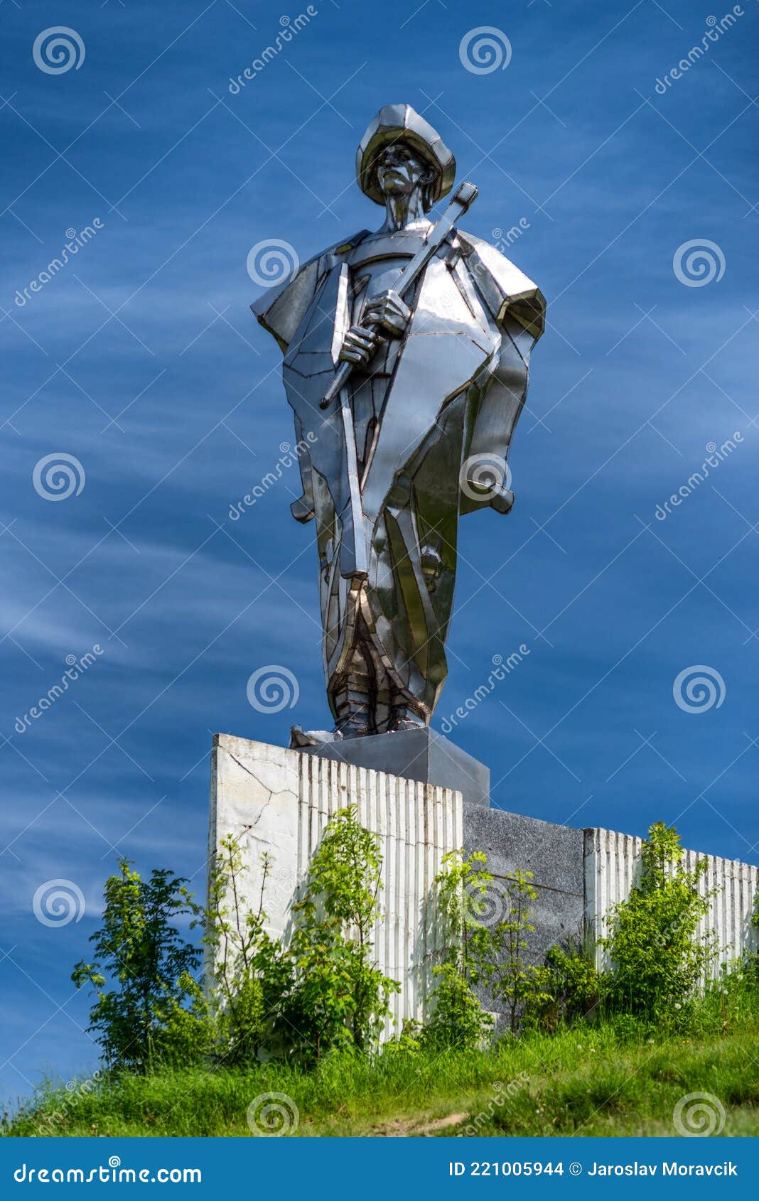 The Statue of Juraj Janosik in Terchova, Slovakia Editorial Stock Image ...