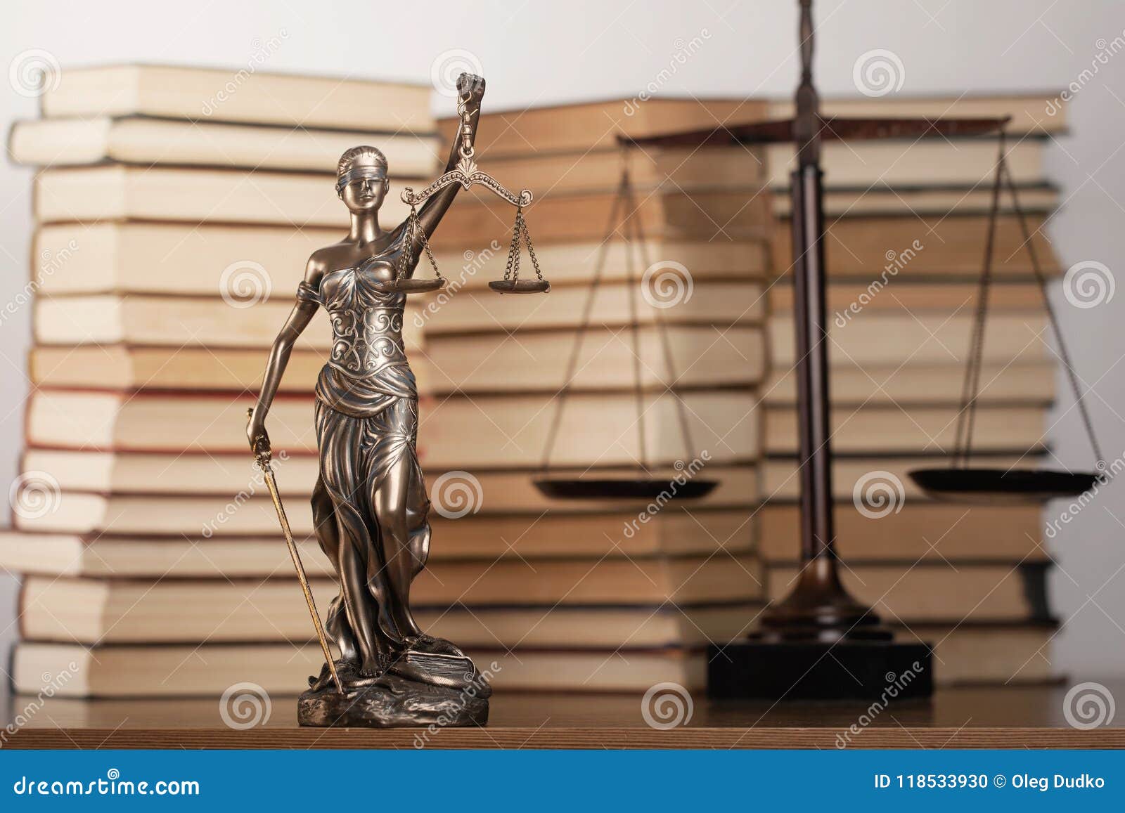 Statue of justice and book stock photo. Image of freedom - 118533930