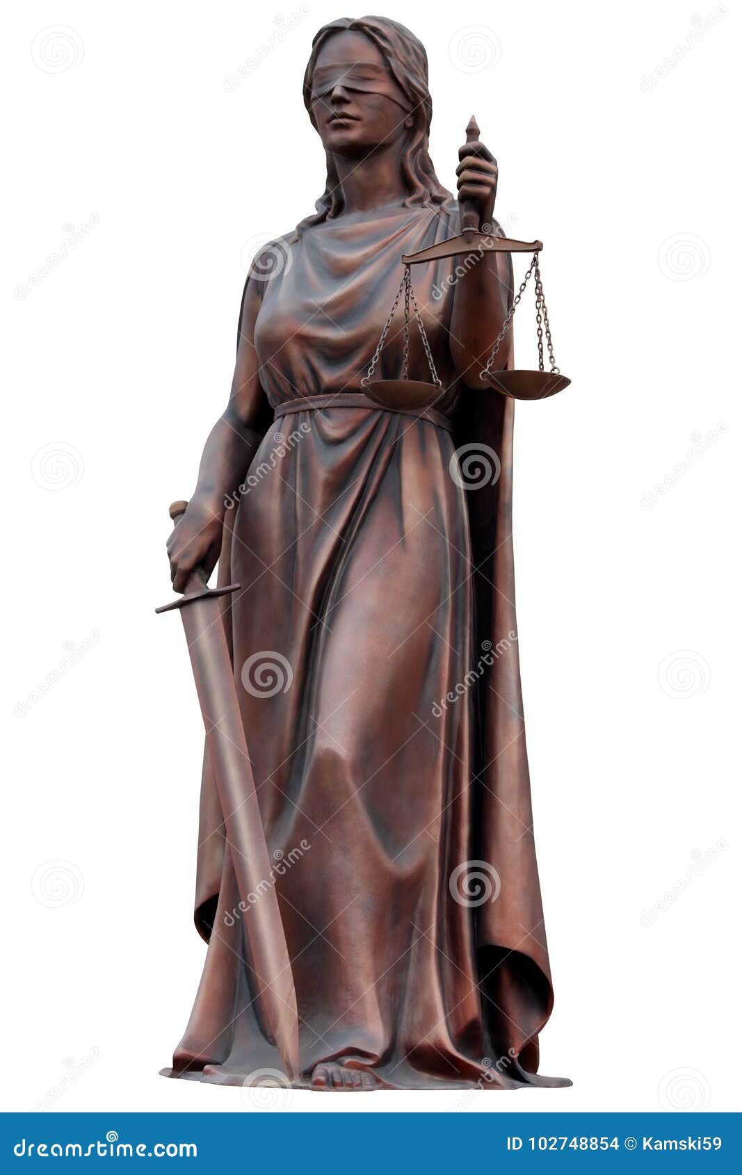 The Statue of Justice. stock photo. Image of equality - 102748854