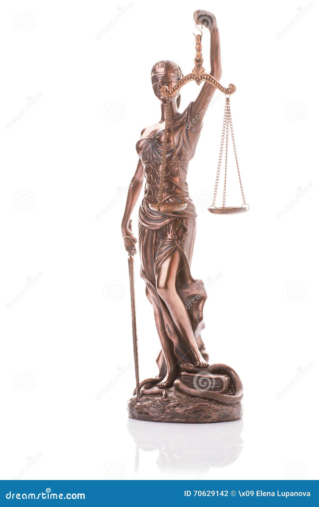 Statue of justice isolated stock photo. Image of advocate - 70629142